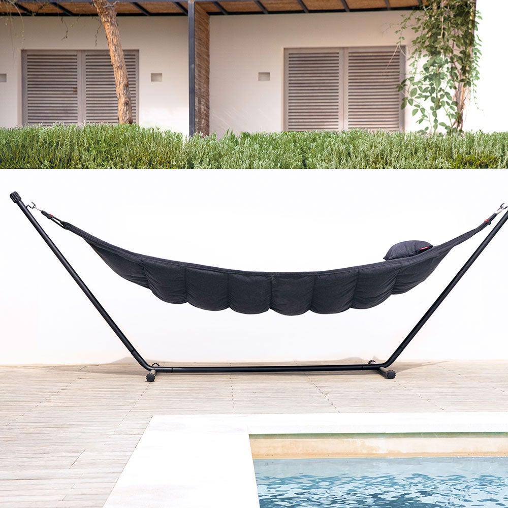 Headdemock superb sahara incl. pillow & rack black Fatboy | Osta ...